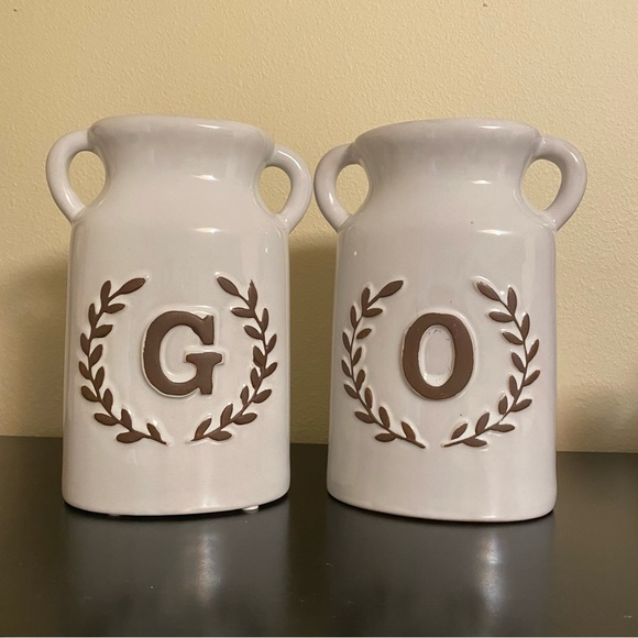 Hobby Lobby | Other | New 8 Laurel Monogram G Otabletop Jar By Ashland ...